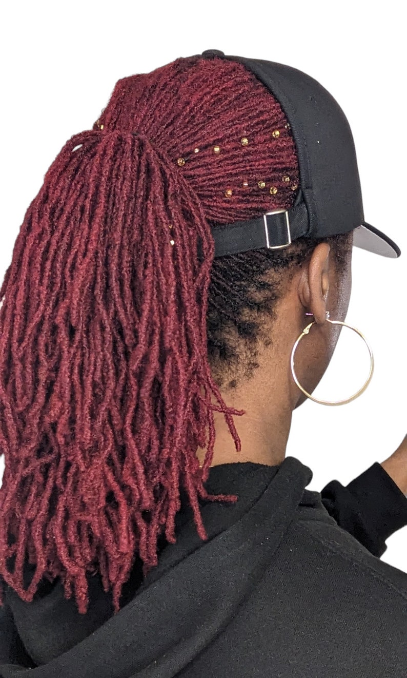 Half Black Half White Backless Satin Lined Adjustable Baseball Cap Hat ...