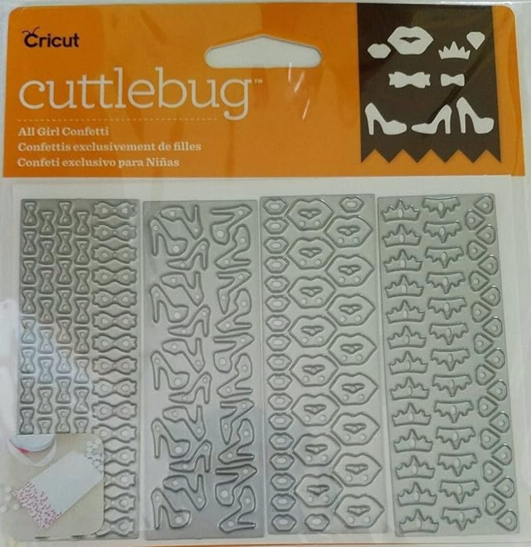 Cricut Cuttlebug All Girl Confetti Craft Metal Die - Etsy