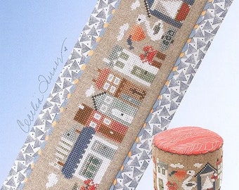 Heart in Hand SEASIDE Tiny Town Cross Stitch Chart Summer Cross Stitch Tiny Town Cross Stitch - Etsy