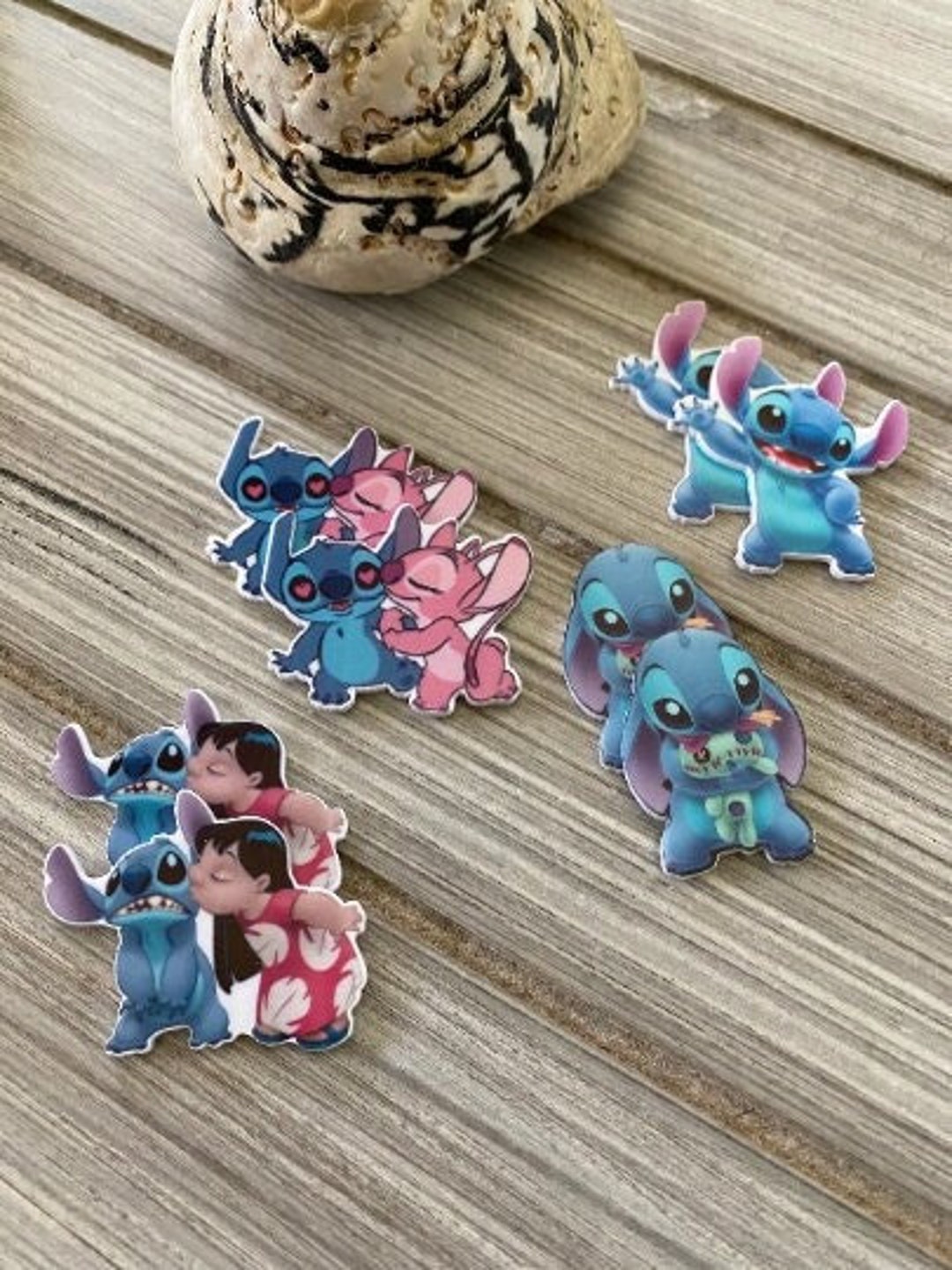 Disney Lilo and Stitch Resins Flat Back Planar Resin Hair - Etsy