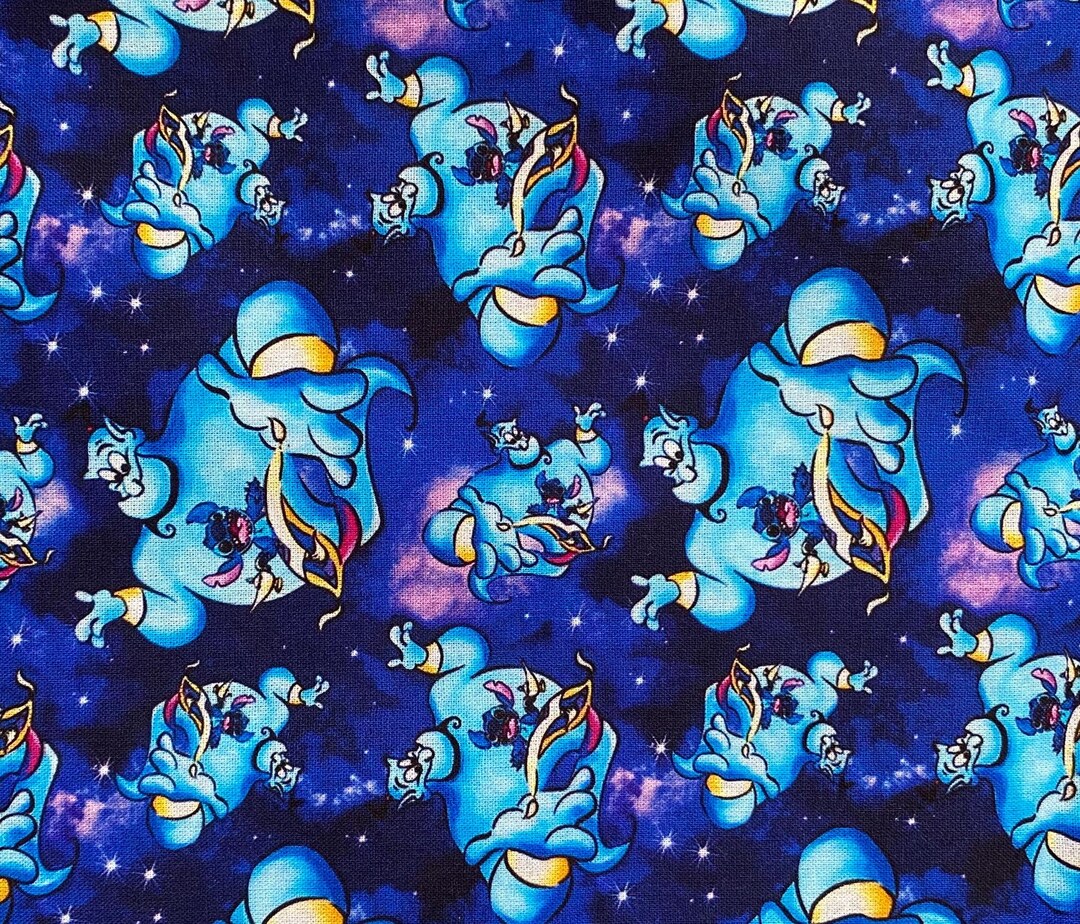 Disney Aladdin Collage 100% Cotton Fabric by the Yard Disney Aladdin ...