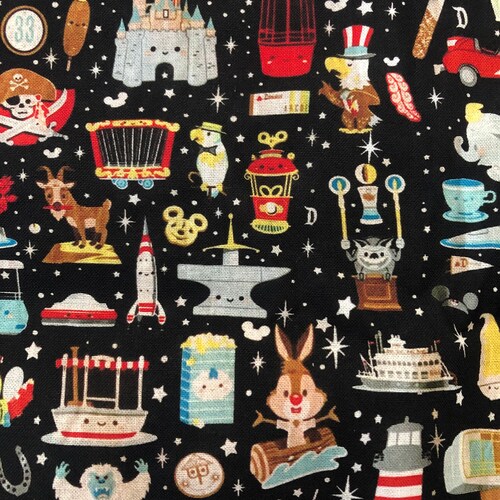 Its a Small World 100% Cotton Fabric by the Yard Disney World - Etsy