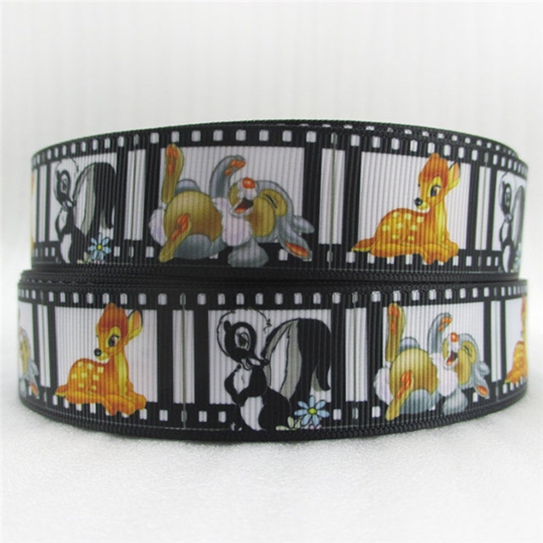 Disney Bambi Ribbon 1" High Quality Grosgrain Ribbon by the Yard Bambi ...