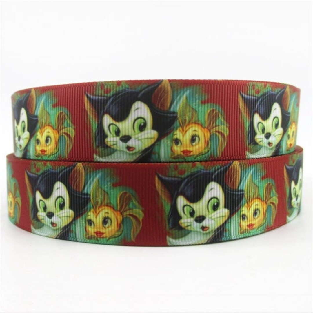 Disney Pinocchio Ribbon 1" High Quality Grosgrain Ribbon by the Yard ...