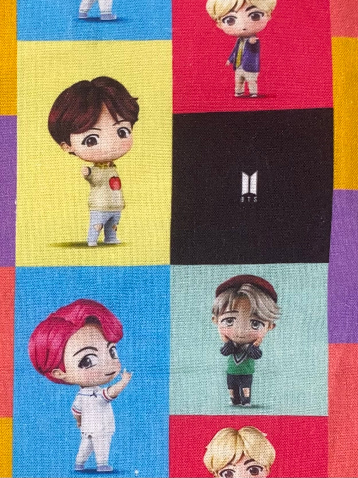 BTS Fabric 100% Cotton Fabric Fat Quarter Tumbler Cut Logo - Etsy