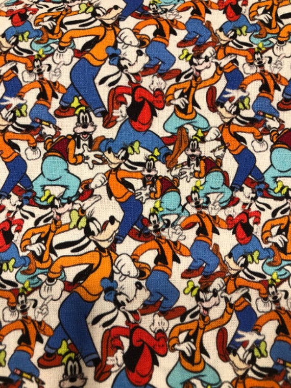 Disney Goofy Fabric 100% Cotton Fabric Fat Quarter Tumbler Cut - Etsy