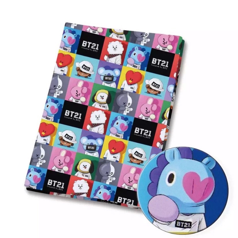 BTS Bangtan BT21 Chimmy Jimin 100% Cotton Fabric by the Yard Sewing ...