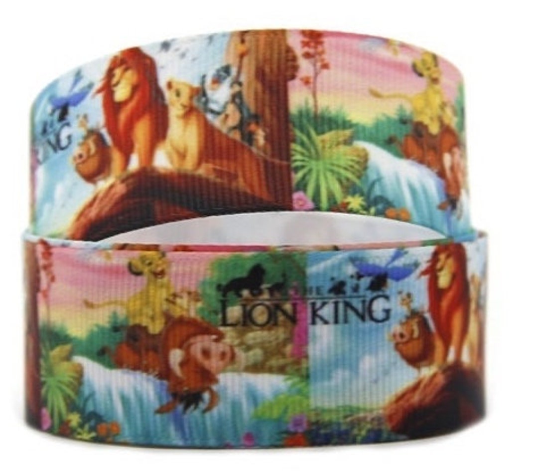 Disney Lion King Ribbon 1 and 1.5 High Quality Grosgrain Ribbon by the ...