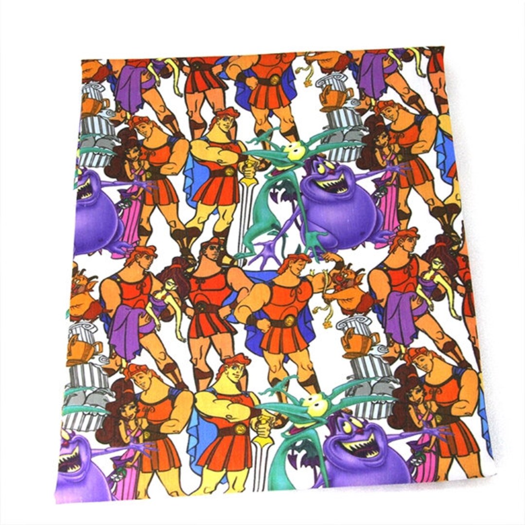 Disney Hercules 100% Cotton Fabric by the Yard Greek Myth Demigods Gods ...