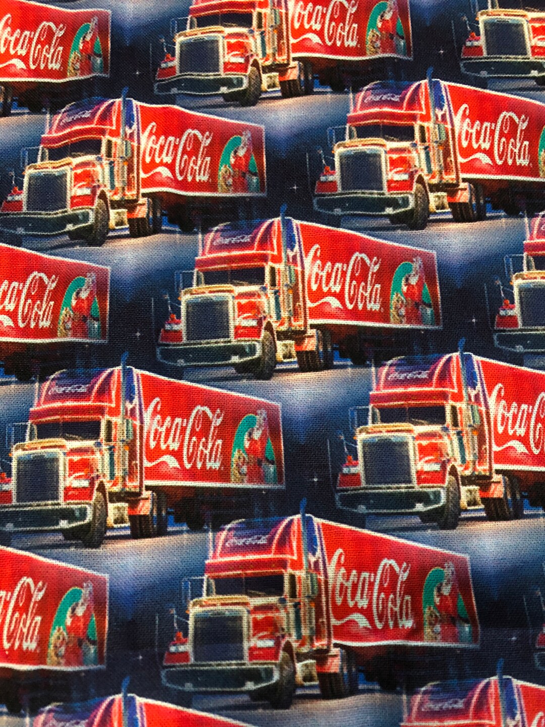 Coke Fabric 100% Cotton Fabric by the Yard Coca Cola Fabric - Etsy