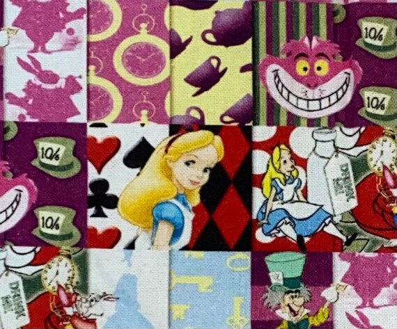 Craft Supplies And Tools Sewing And Fiber Alice In Wonderland 100 Cotton