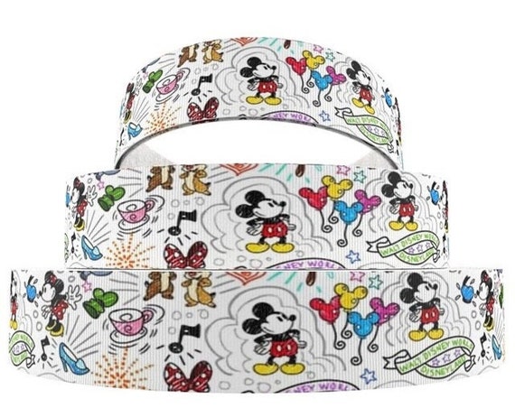 Mickey Mouse Grosgrain Ribbon