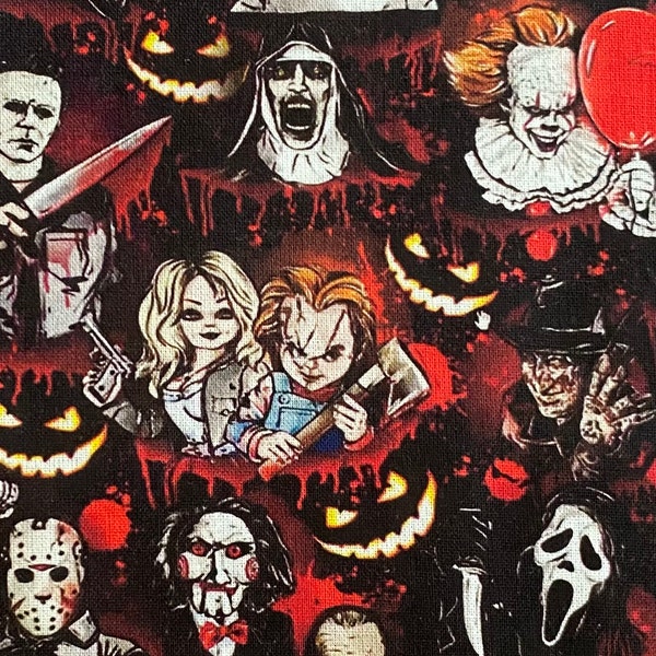 Horror Fabric - Etsy