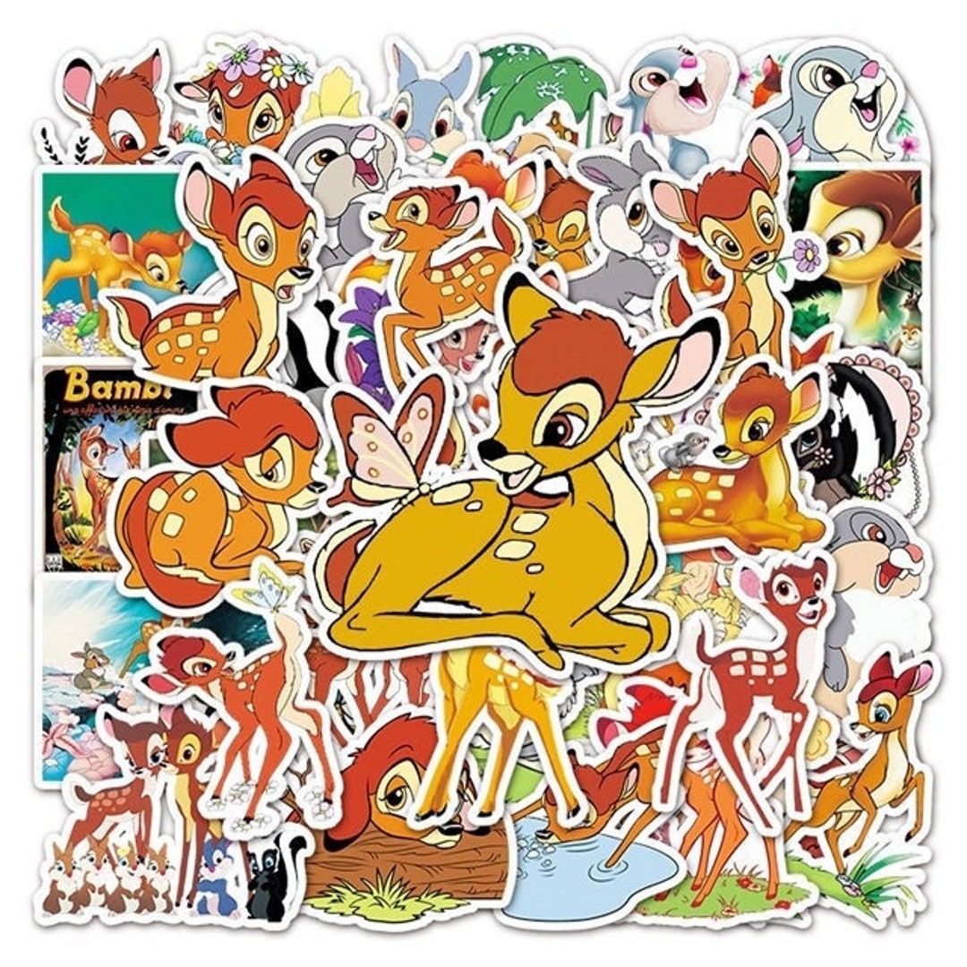 Disney Bambi Sticker Packs | Thumper Flower Friends | Water Resistant ...