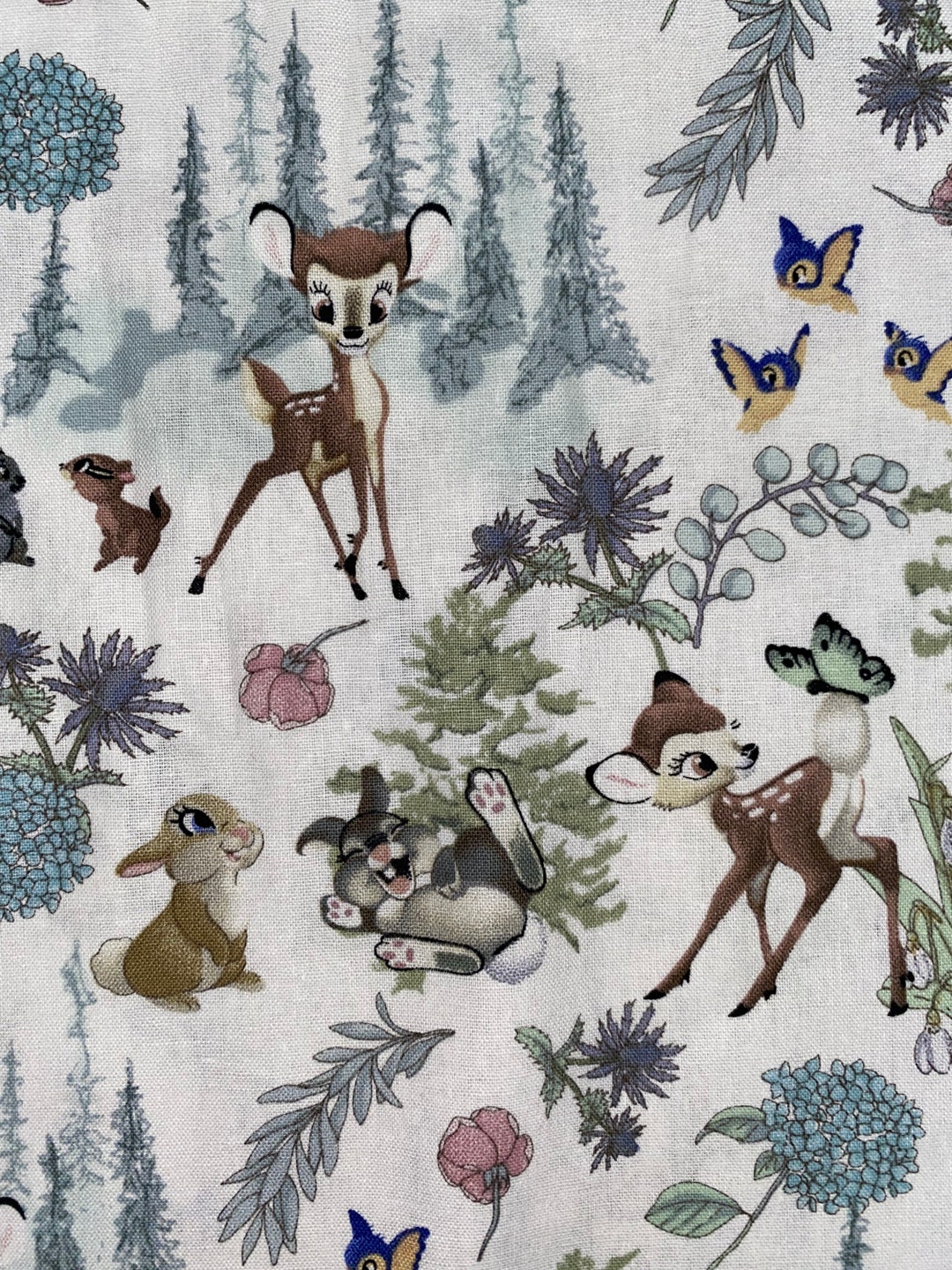 Disney Bambi Fabric 100% Cotton Fabric Fat Quarter Tumbler Cut - Etsy