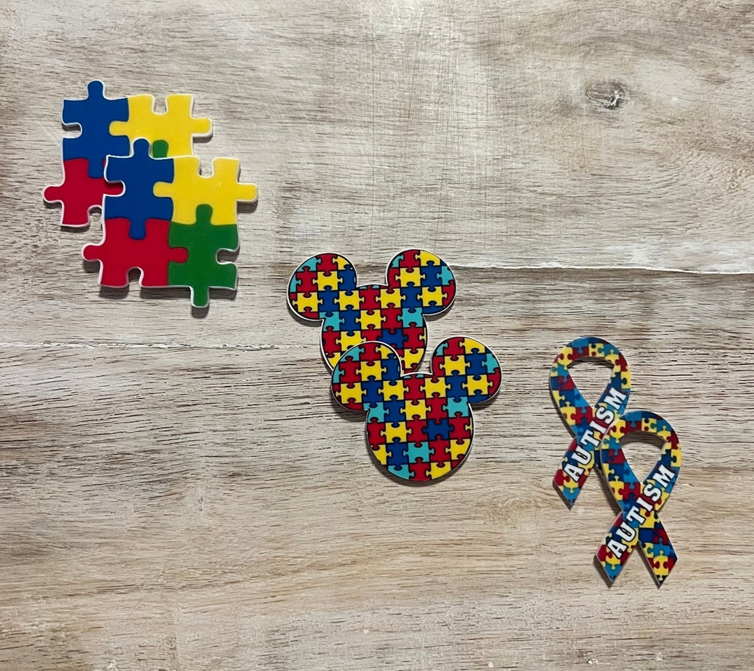 Complete SET Disney Autism Awareness Resin Flat Back Planar - Etsy