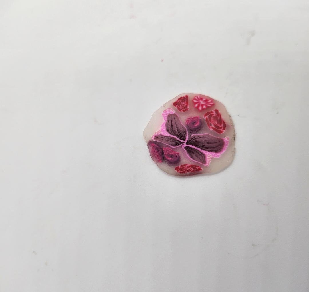 Folk Art Cane , Tiny Cane . Float Pen Art - Etsy