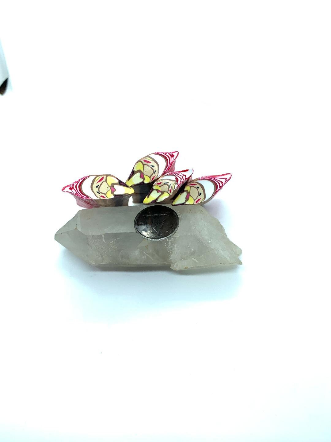 Mini Gnome Cane , Santa Cane Unbaked Polymer Clay - Raw Polymer Cane ...