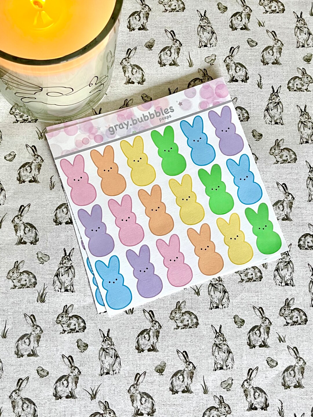 Peeps Sticker Sheet - Etsy
