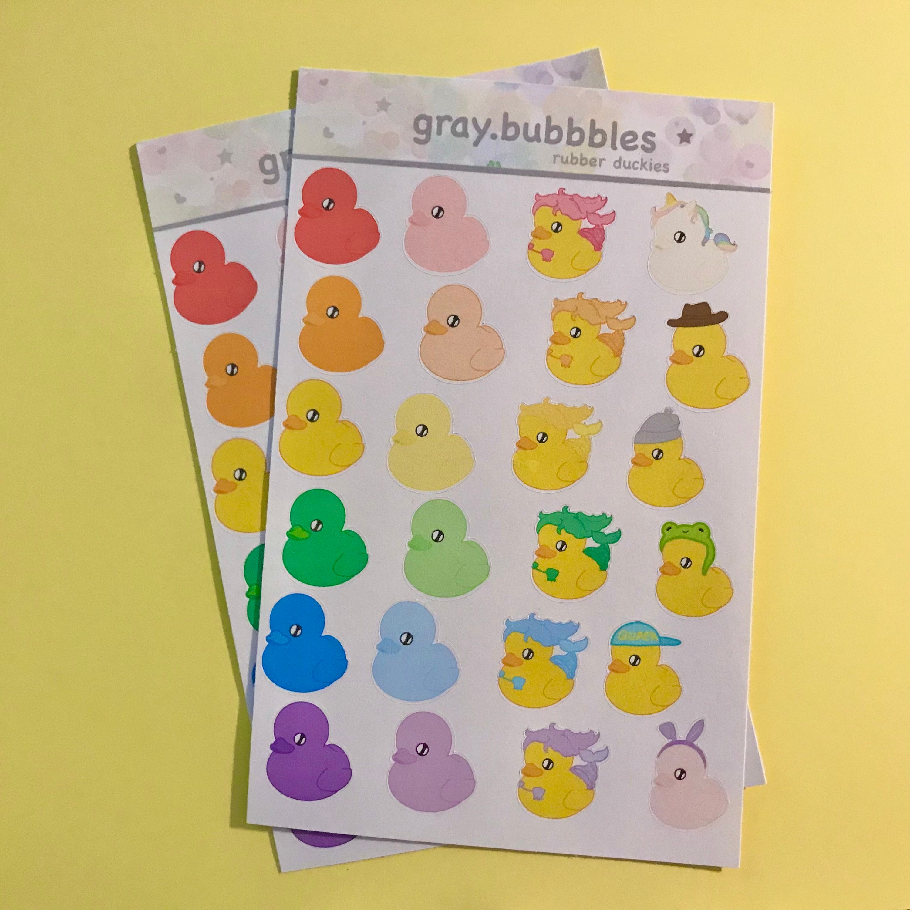Rubber Duckies (stickers) - Etsy