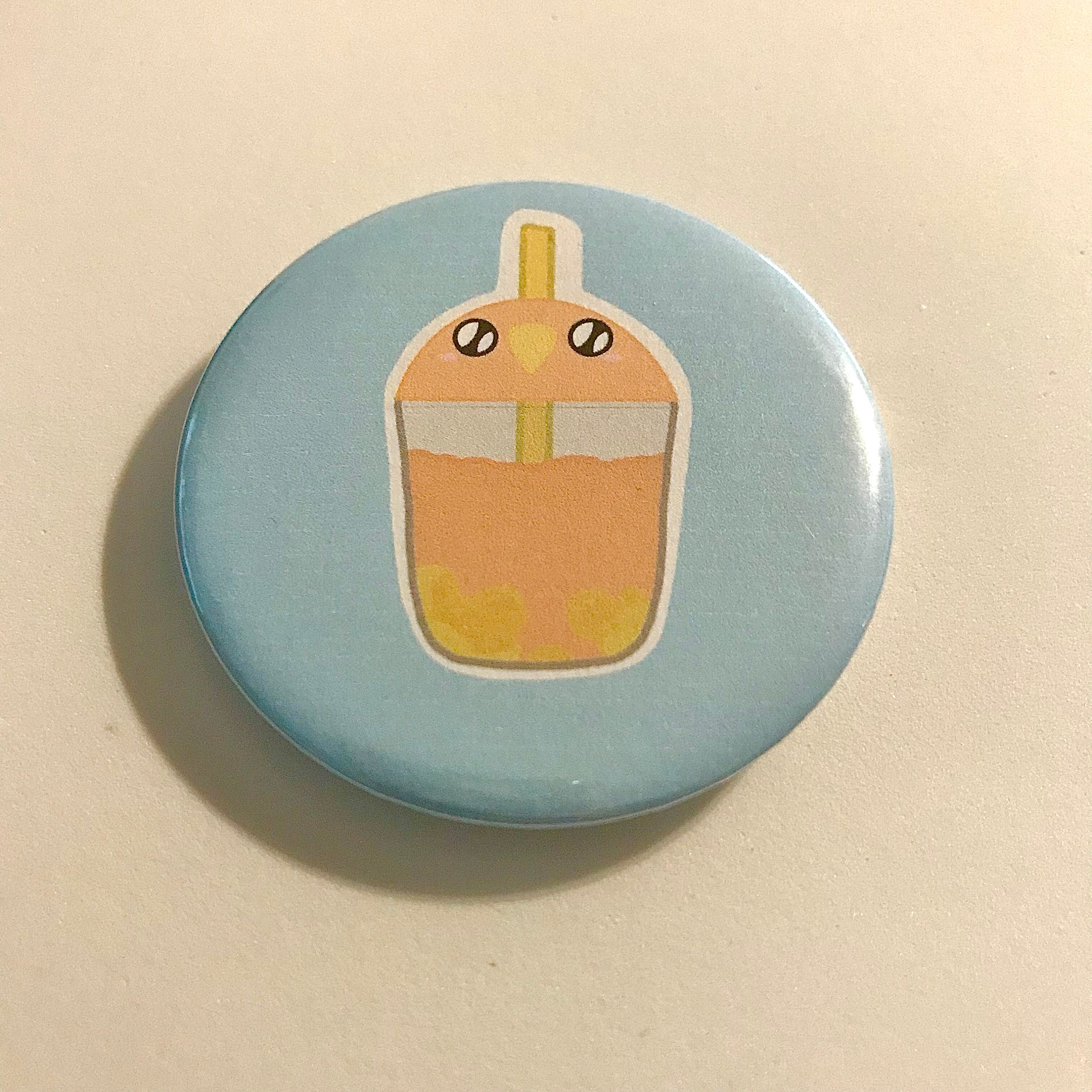 Boba Tea Button Set/bunny Boba/penguin Boba/cow Boba/frog Boba/elephant ...