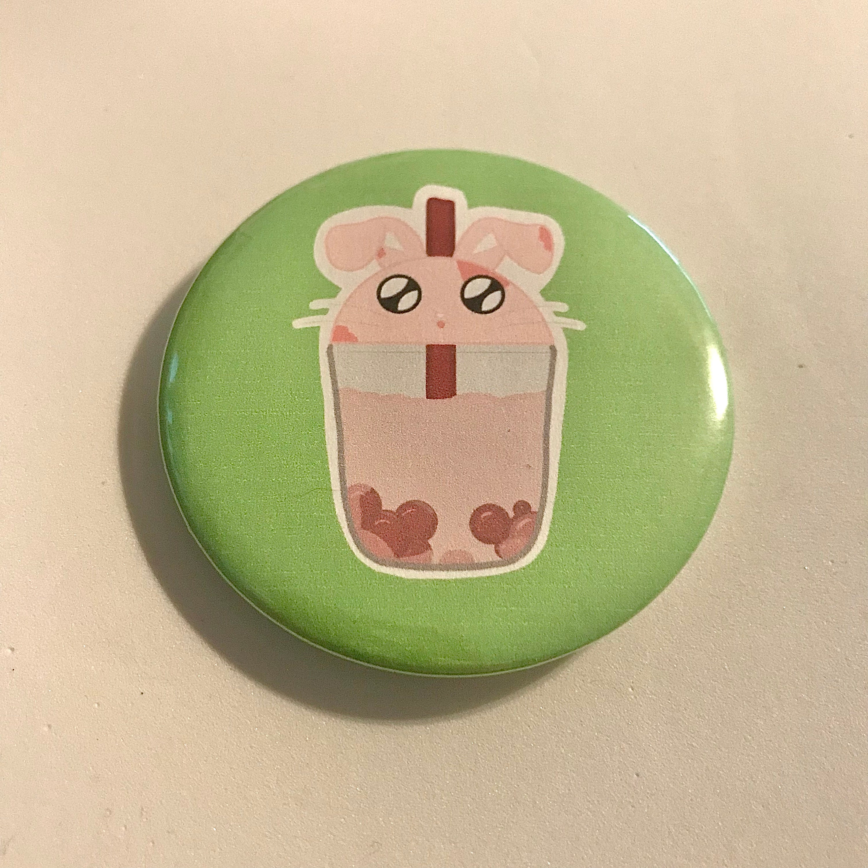 Boba Tea Button Set/bunny Boba/penguin Boba/cow Boba/frog Boba/elephant ...
