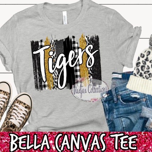 Custom Color Tigers School Spirit Shirt Back to School Tee - Etsy
