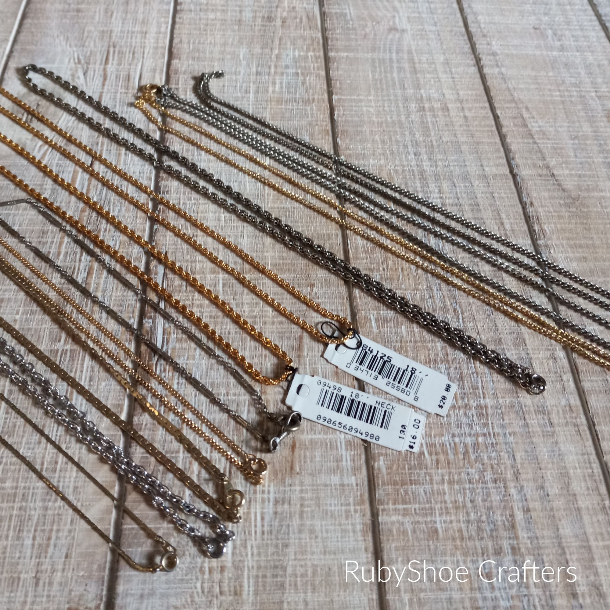 Sold as Lot. Vintage Chains. Necklace Chains. Sold as Lot. - Etsy