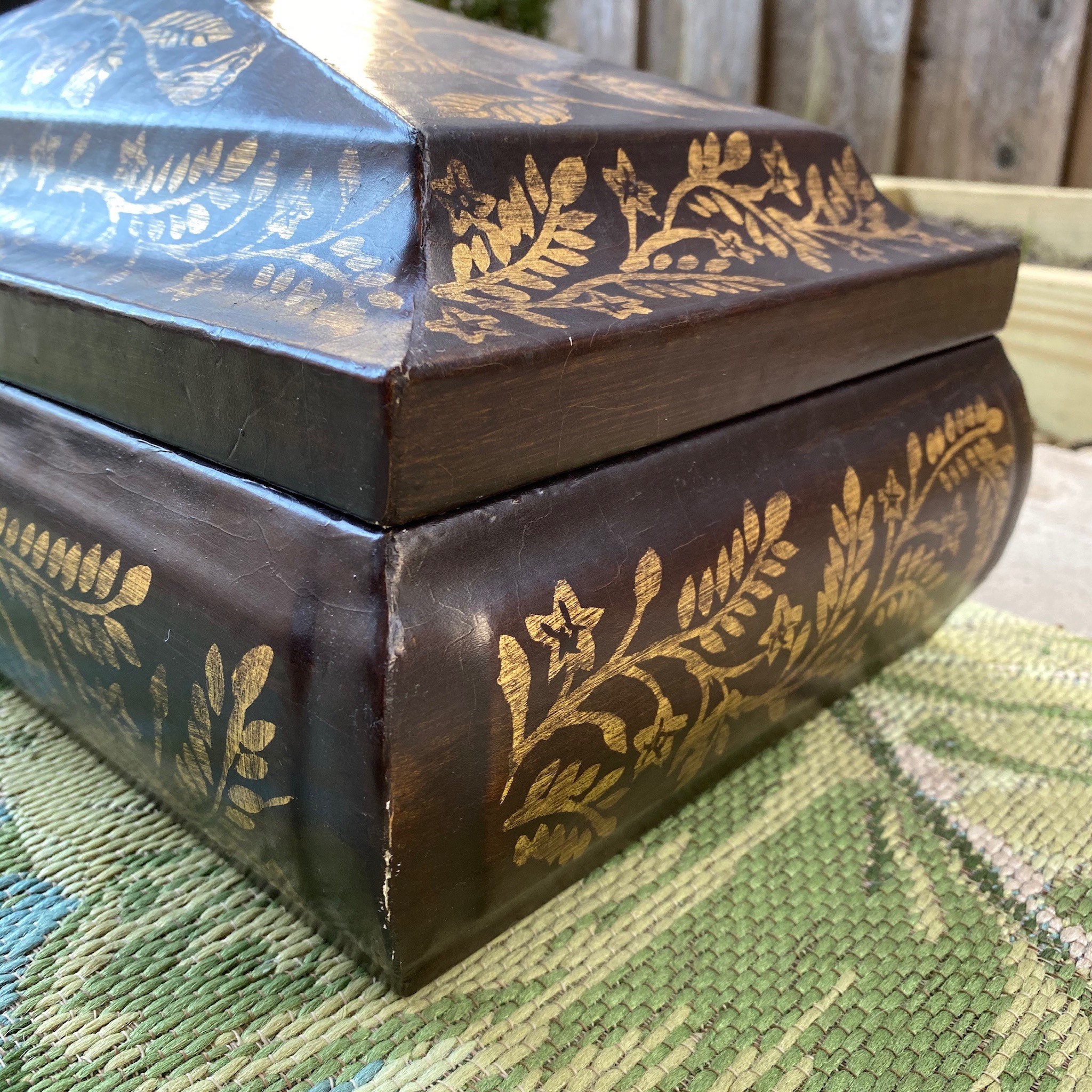 Vintage Chinese Oriental Decorative Box - Etsy