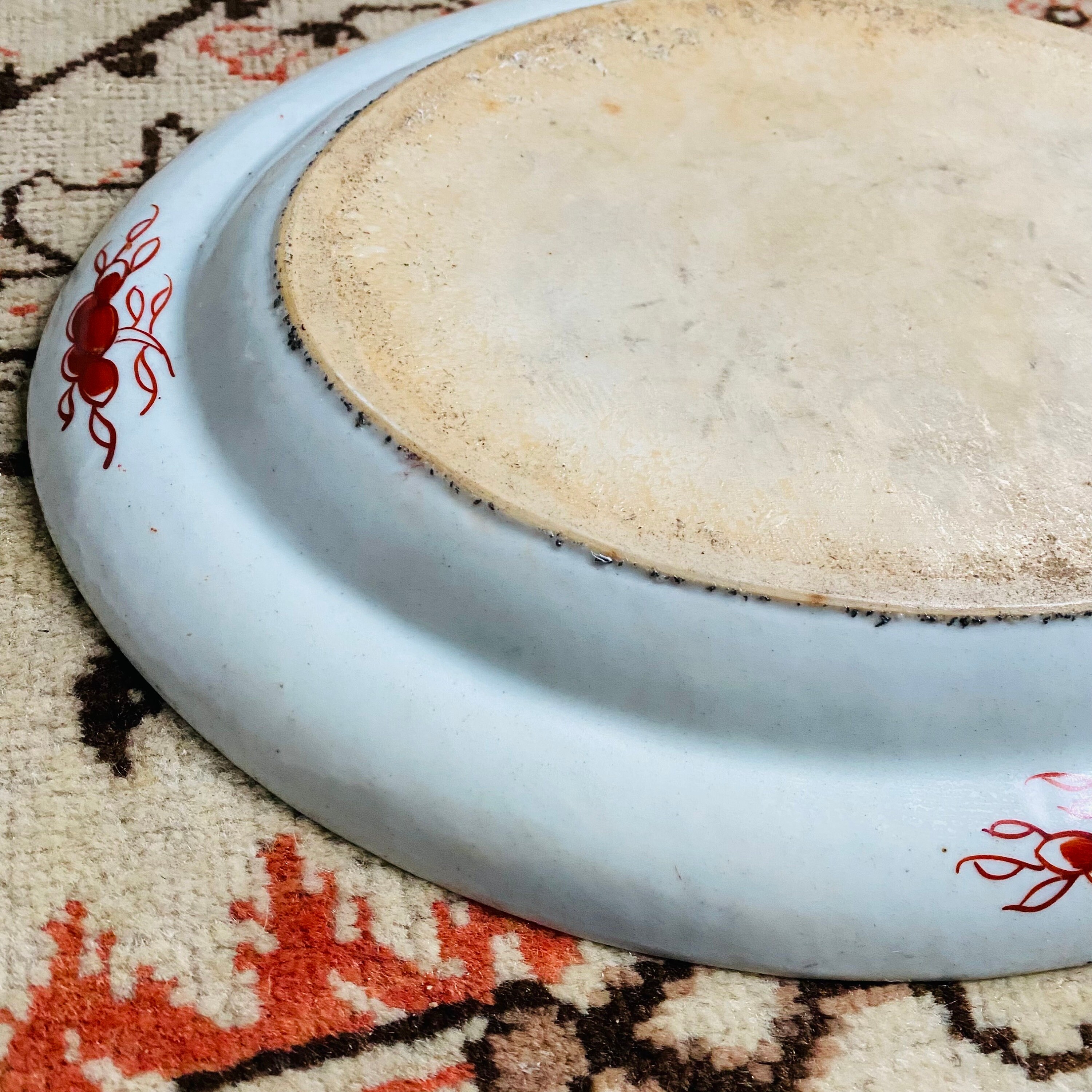 Antique Japanese Porcelain Oval Platter - Etsy