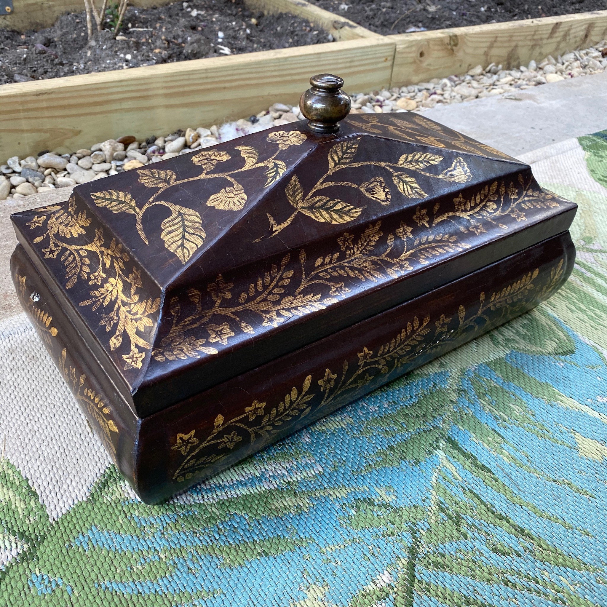 Vintage Chinese Oriental Decorative Box - Etsy