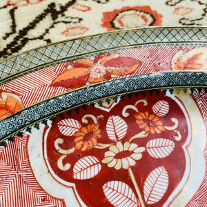 Antique Japanese Porcelain Oval Platter - Etsy