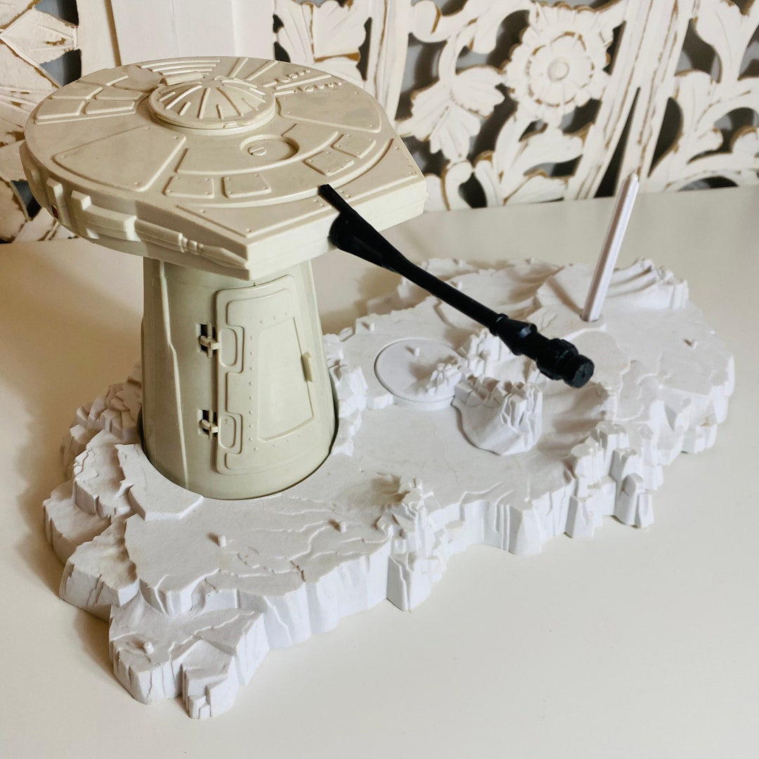 Vintage Star Wars Imperial Attack Base and Tauntaun Turret - Etsy