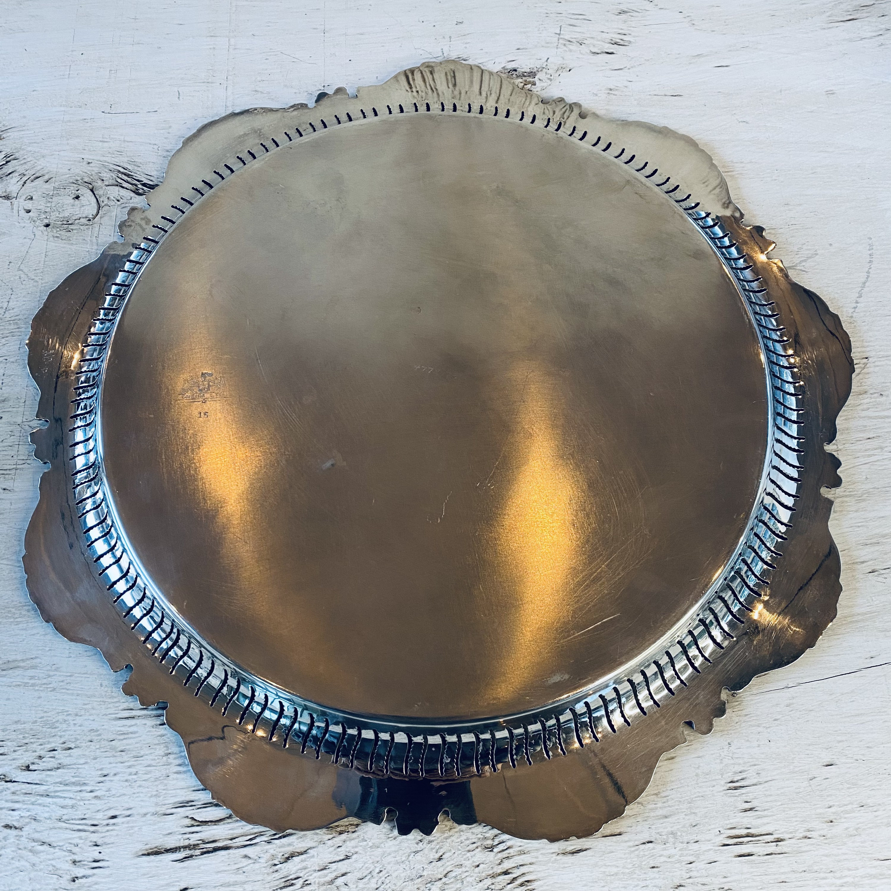 Vintage Oneida LTD Silver Plated Platter - Etsy