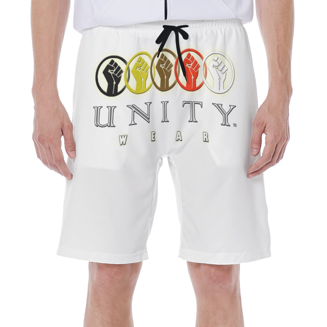 Unity Wear Full Print Men's White Beach Shorts - Etsy