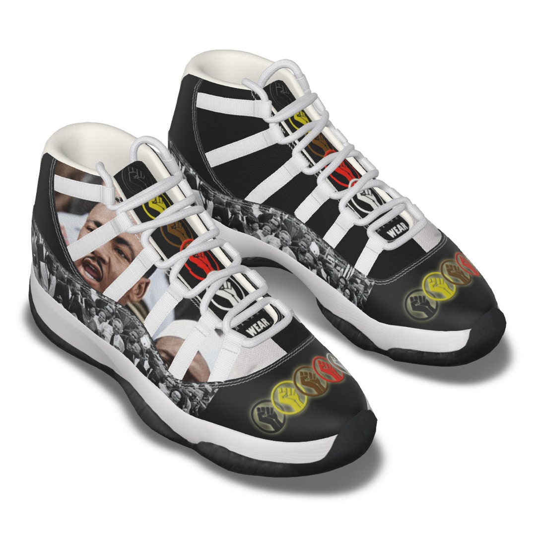 Unity Wear Mlk's Men's Black High Top Basketball Shoes - Etsy