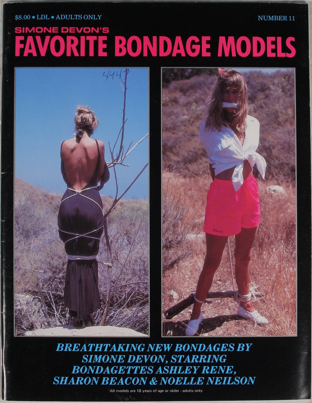 Simone Devons Favorite Bondage Models 11 1989 Etsy