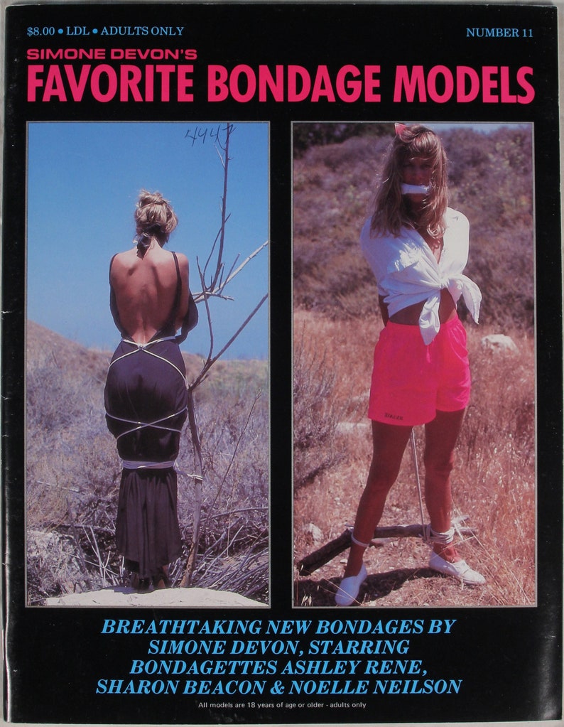 Simone Devon's Favorite Bondage Models 11 1989 - Etsy