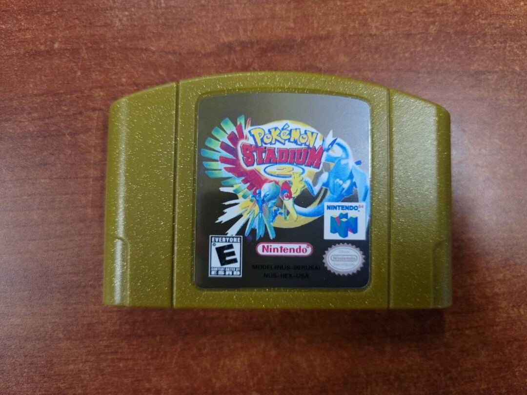 Pokemon Stadium 2 N64 Silver/gold Cartridge Only - Etsy
