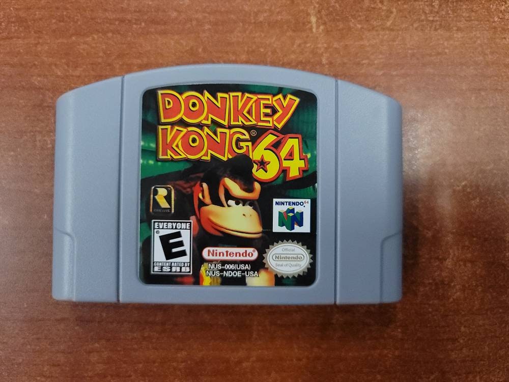 Donkey Kong 64 N64 Cartridge Only - Etsy