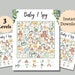 Baby I Spy Game, Baby Shower Games Printable, Baby Shower Games Boho ...