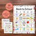 School Candy Dice Game, Printable Back to School Party Game, Classroom ...
