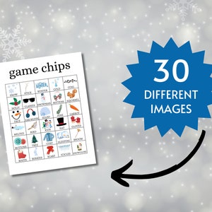 Snowman Bingo Cards, Printable Winter Party Game, Group Christmas ...