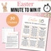 Easter Minute to Win It Bundle, Printable Easter Party Game for Kids ...
