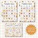 Pumpkin Spice Bingo Cards Bundle, Printable Autumn Party Game, Fall ...