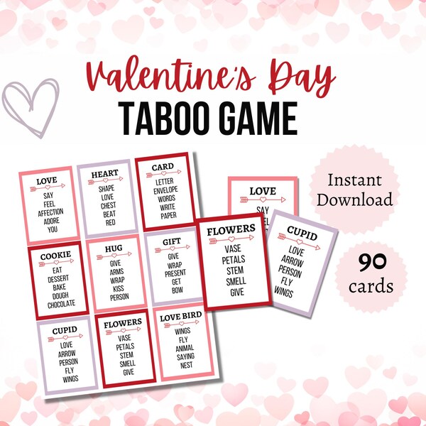 Valentines Games - Etsy