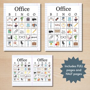 Office Bingo Cards, Printable Office Party Game for All Ages - Etsy