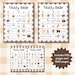 Teddy Bear Bingo Cards, Printable Baby Shower Game, Teddy Bear Birthday ...