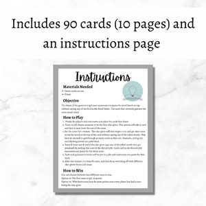 Bible Taboo Cards, Printable Bible Game for Kids, Teens, and Adults ...