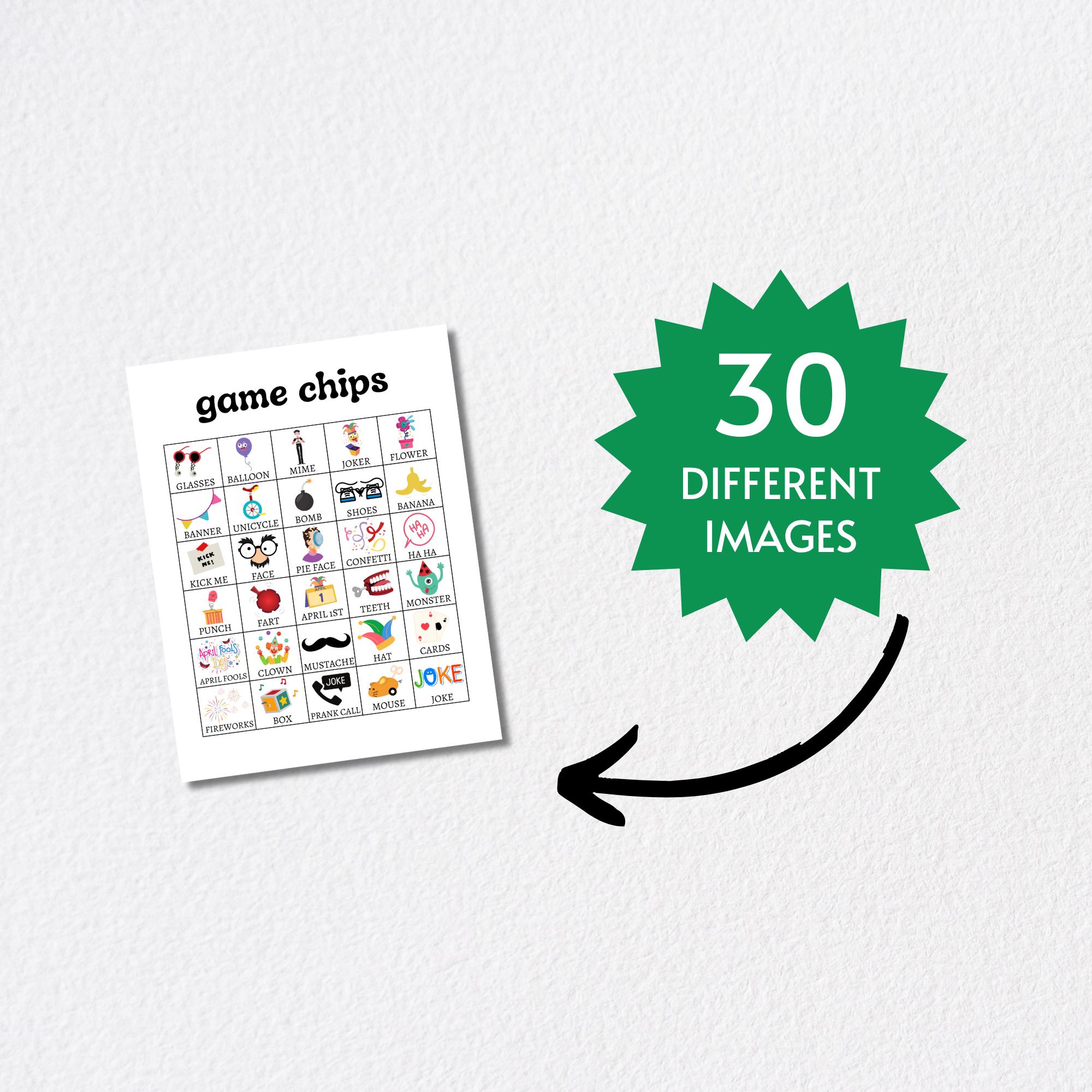 April Fools Day Bingo, Printable April 1st Party Game for Kids, Teens ...